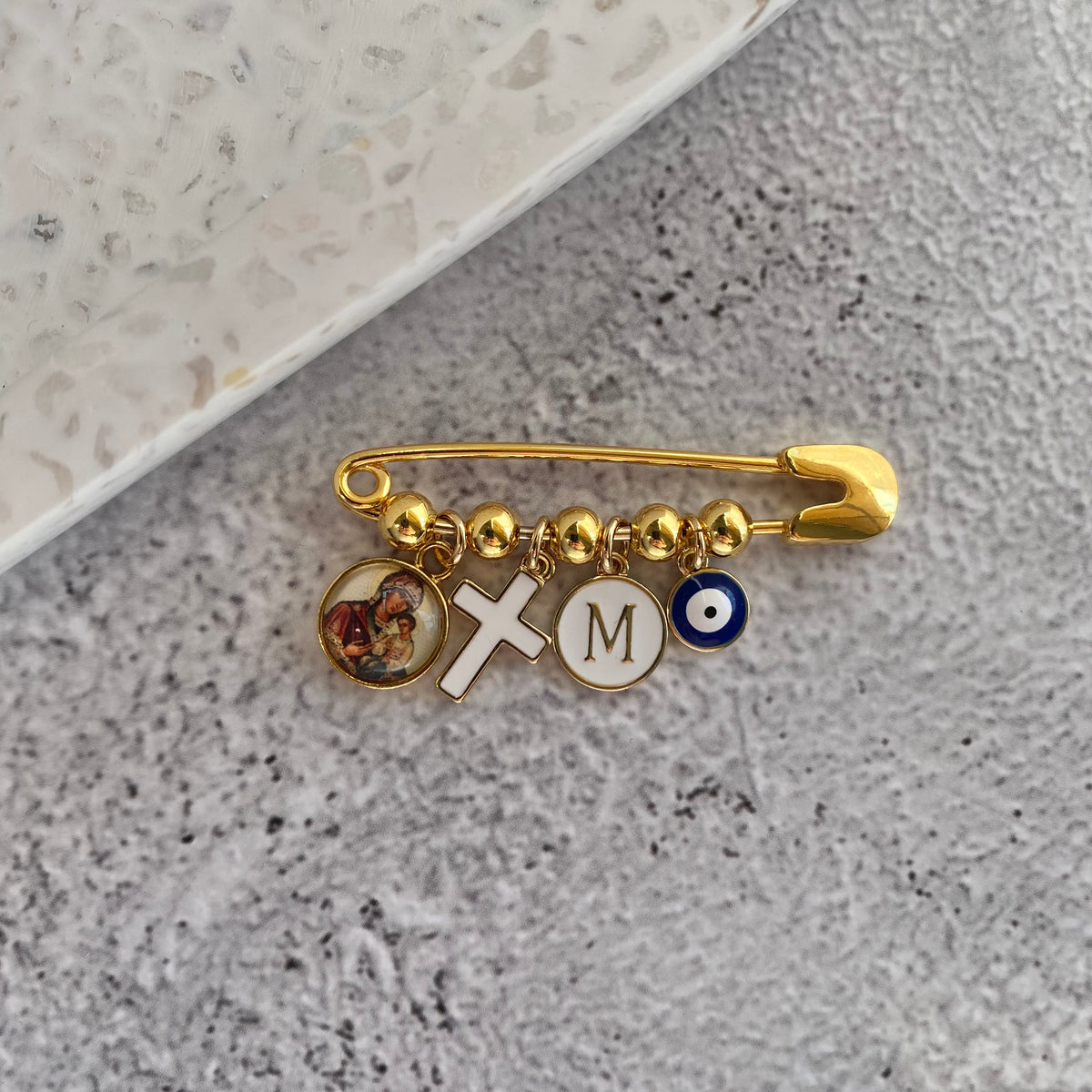 Large Orthodox Mary Pin – Luxe Keepsake Co