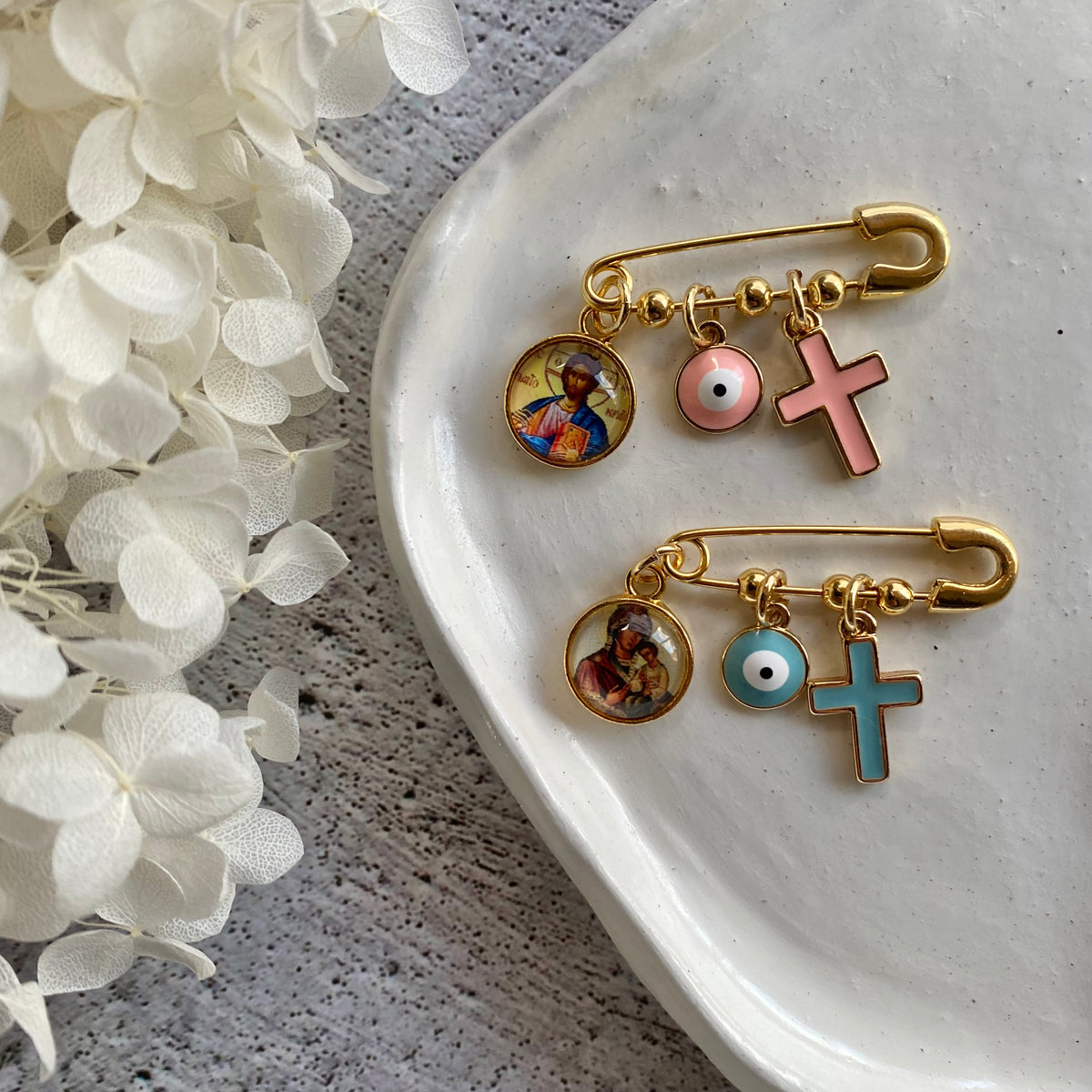 Orthodox Icon Protection Pin – Luxe Keepsake Co